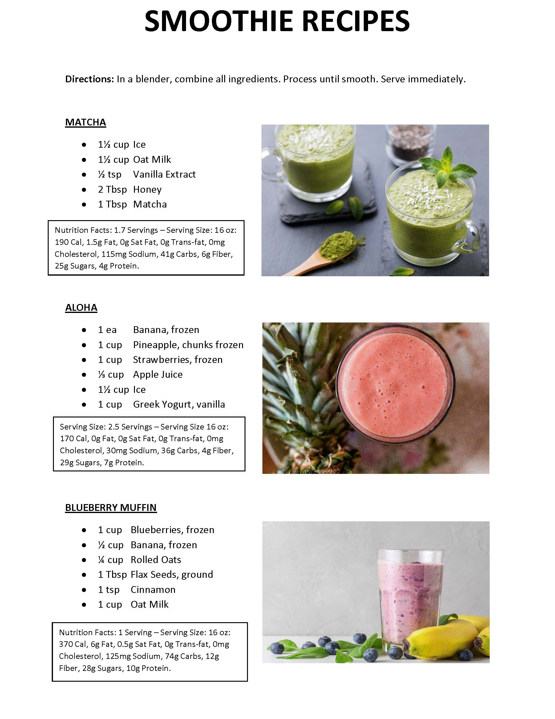 Recipes